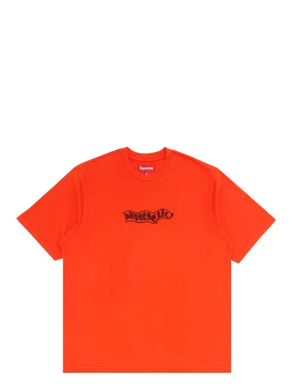 Supreme Banner Short-sleeve Top - Orange