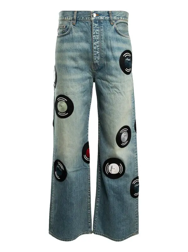 Amiri Baggy Record Jean - Blue