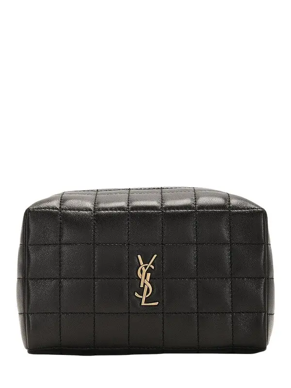 Saint Laurent Logo Pouch - Black