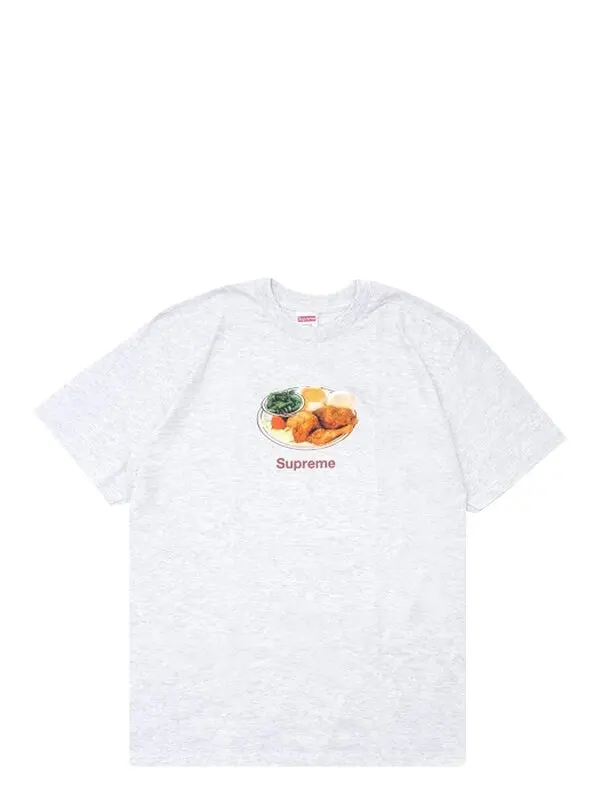 Supreme Chicken Dinner Tee 'ash - Grey