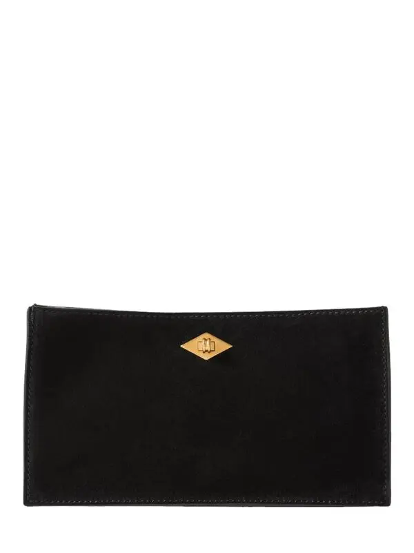 METIER Ease Suede Clutch - Black