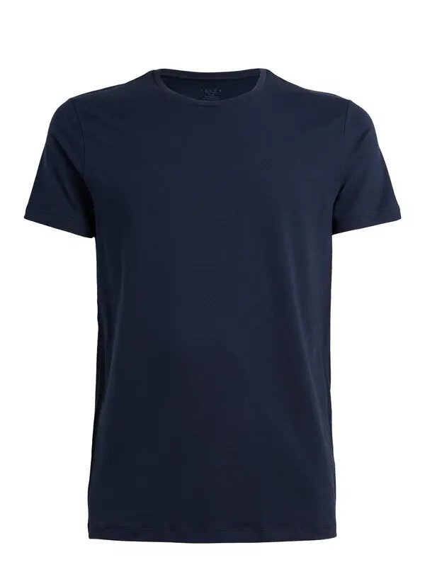 Falke Daily Comfort T-shirts - Navy