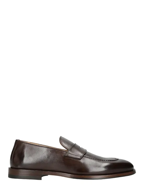 Brunello Cucinelli Leather Loafers - Brown