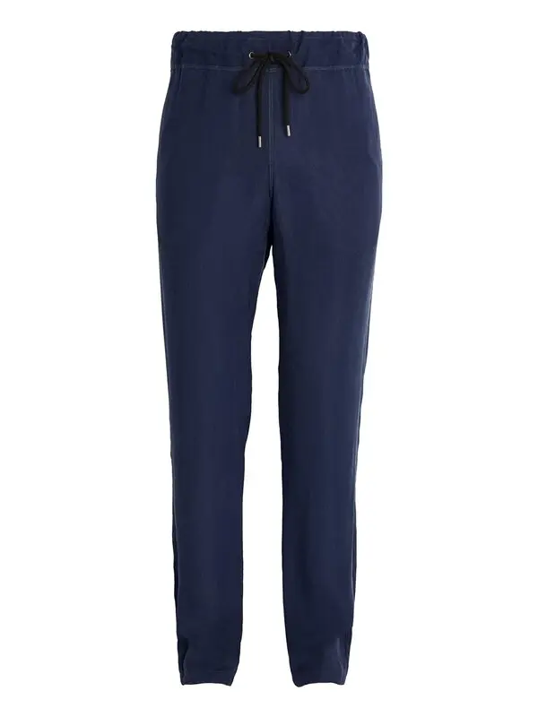 Giorgio Armani Icon Drawstring Trousers - Blue