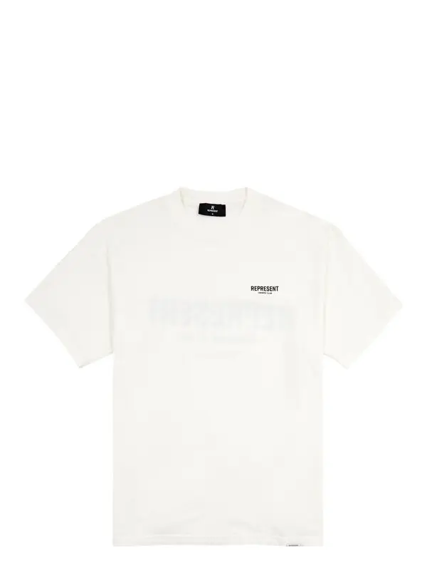 REPRESENT Owners Club Logo Cotton T-shirt - White