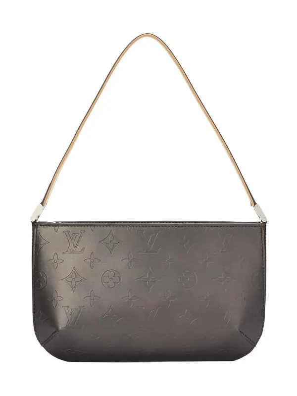 LOUIS VUITTON Monogram Vernis Mat Fowler Shoulder Bag - Grey