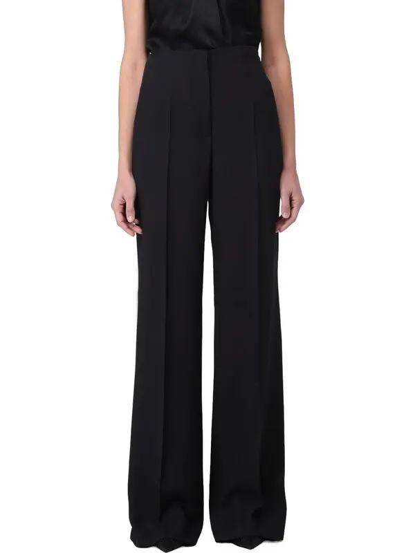 Alberta Ferretti Wide Leg Trousers - Black