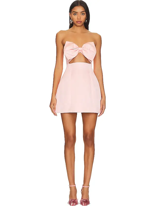 SAU LEE Estelle Dress - Powder Pink