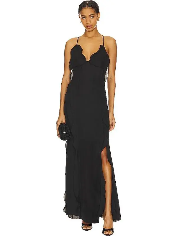 Simkhai Emily Maxi Dress - Black