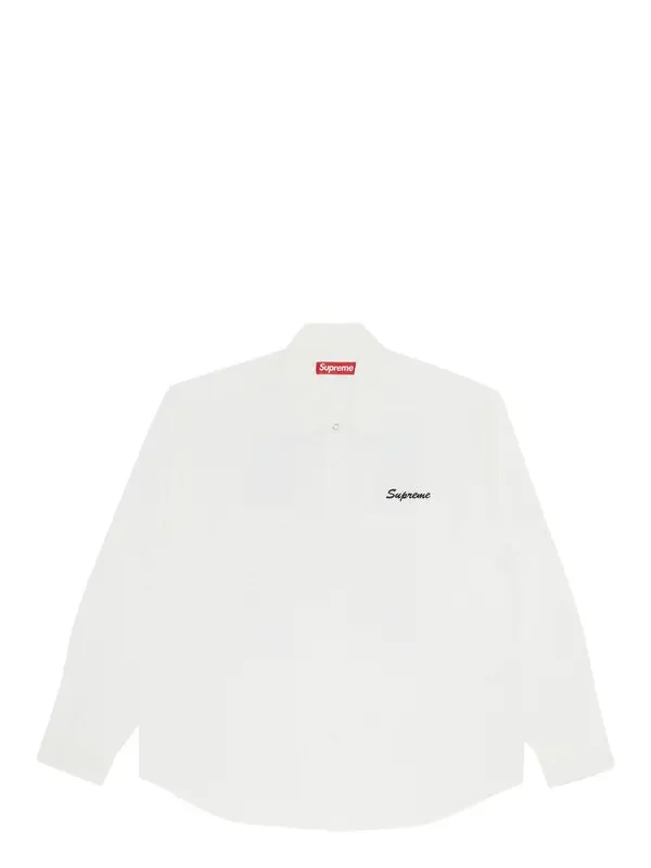 Supreme American Psycho Work Shirt - White