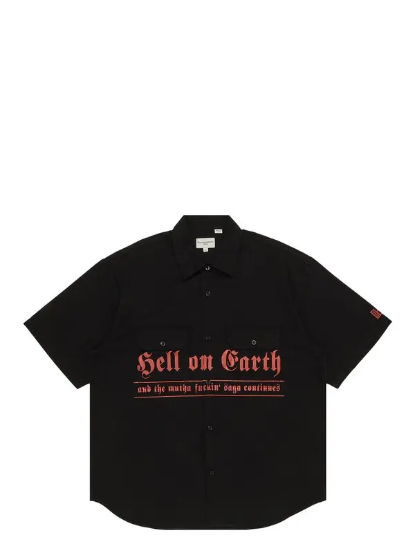 Supreme X Bernadette Corporation Short-sleeve Work Shirt - Black