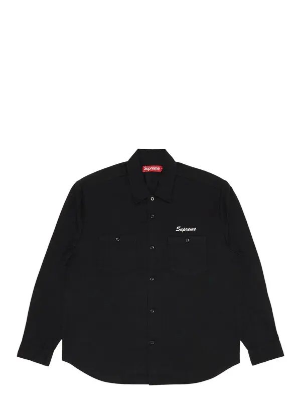 Supreme American Psycho Work Shirt - Black
