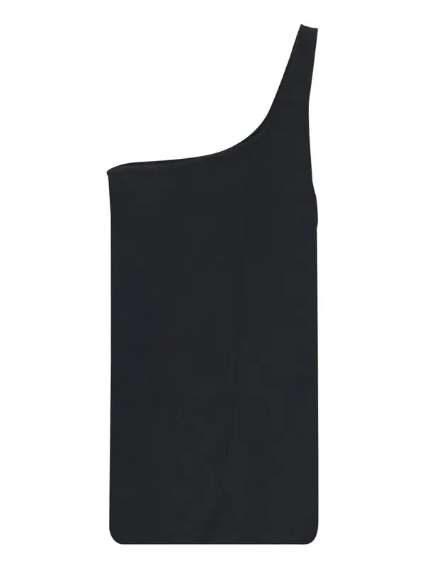 Rick Owens Double Ziggy Banana Top - Black