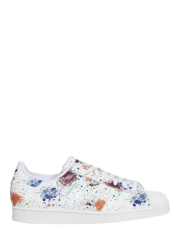 Adidas Superstar "paint Splatter" Sneakers - White