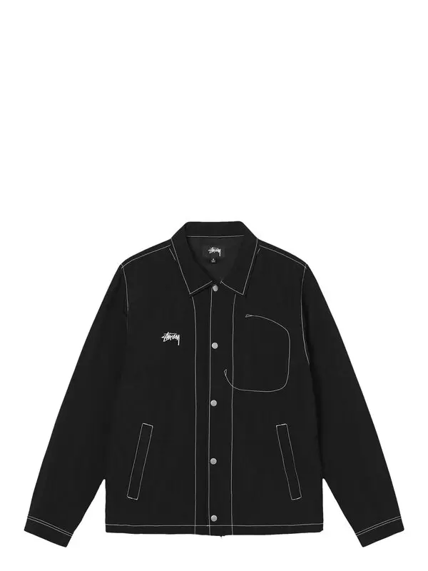StÜssy Nylon Folsom Jacket - Black