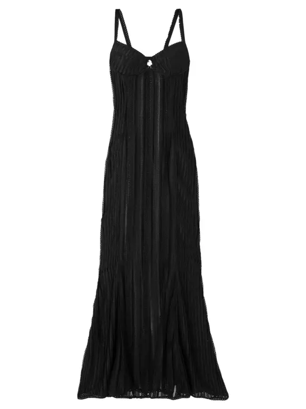 Charo Ruiz Ibiza Yayay Cutout Stretch-lace Maxi Dress - Black