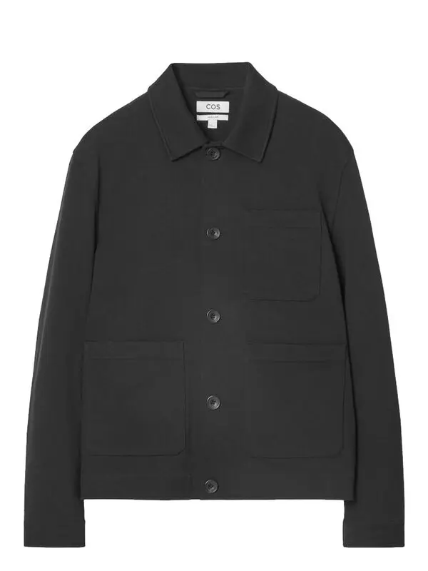 Cos Twill Utility Jacket - Black