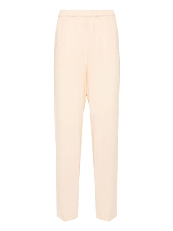 Fabiana Filippi High-waist Straight-leg Trousers - Orange