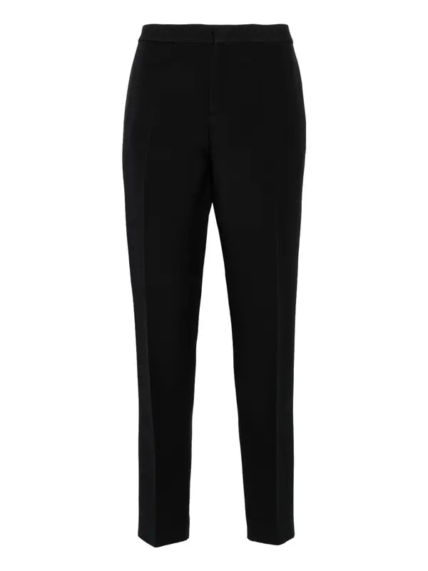Fabiana Filippi Mid-rise Slim Trousers - Black