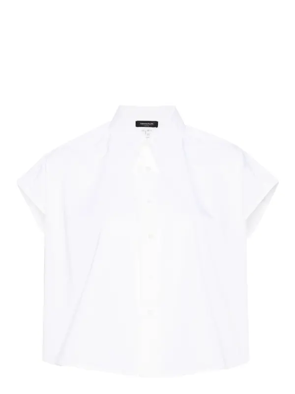 Fabiana Filippi Cap-sleeve Shirt - White