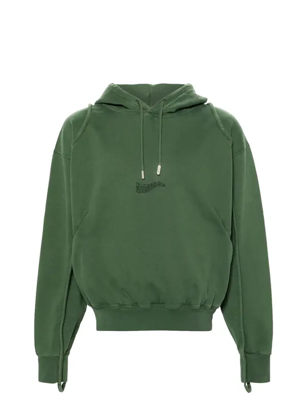 Jacquemus Le Sweatshirt Camargue Cotton Top - Green