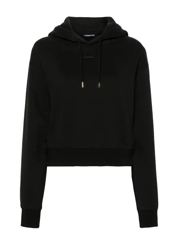 Jacquemus Le Hoodie Gros Grain - Black