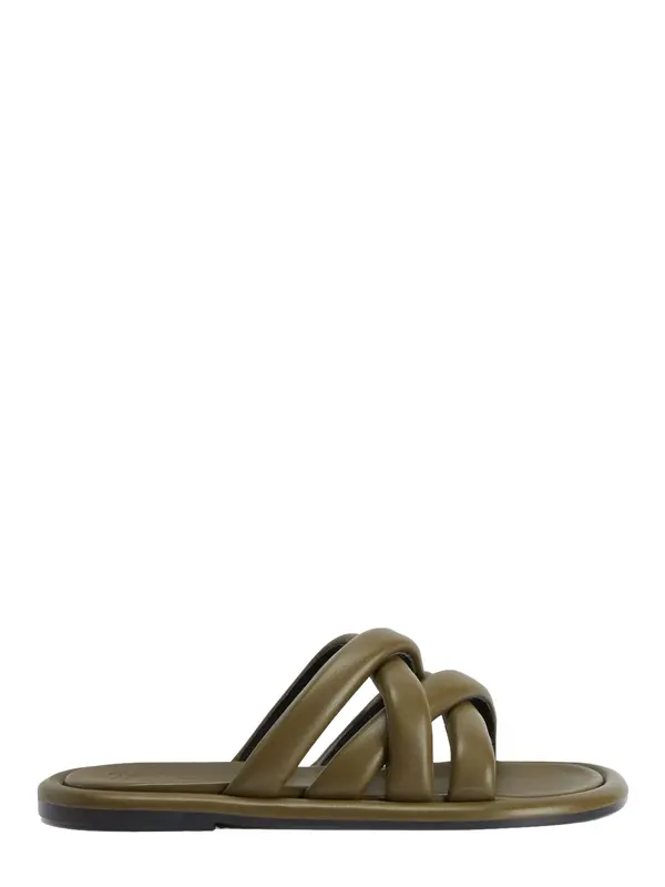 GIUSEPPE ZANOTTI Jacobseen Leather Sandals - Green