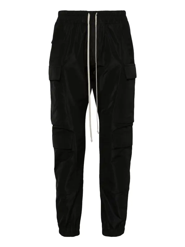 Rick Owens Mastodon Megacargo Tapered Trousers - Black
