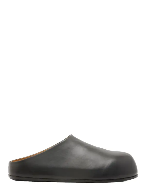 Marsèll Grande Leather Mules - Black