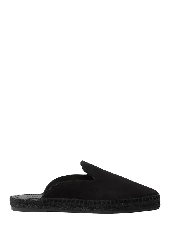 TOM FORD Barnes Suede Espadrilles - Black