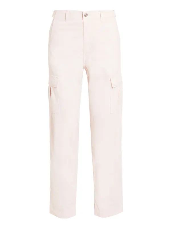 EB DENIM Cotton-twill Cargo Pants - Pastel Pink
