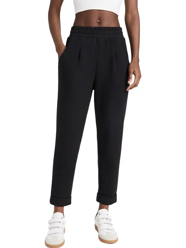 Varley Rolled Cuff Track Pants - Black