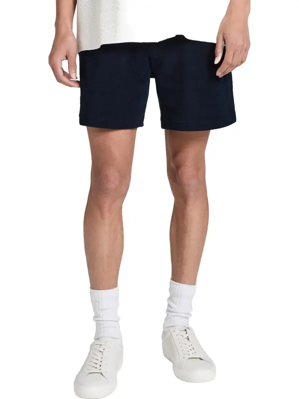 Oas Terry 6.25" Shorts - Navy
