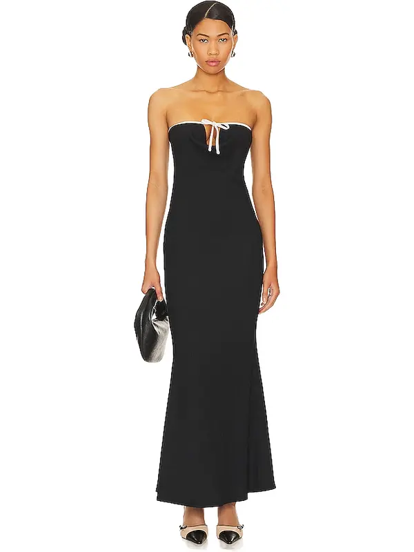 Lioness Illuminating Maxi Dress - Onyx