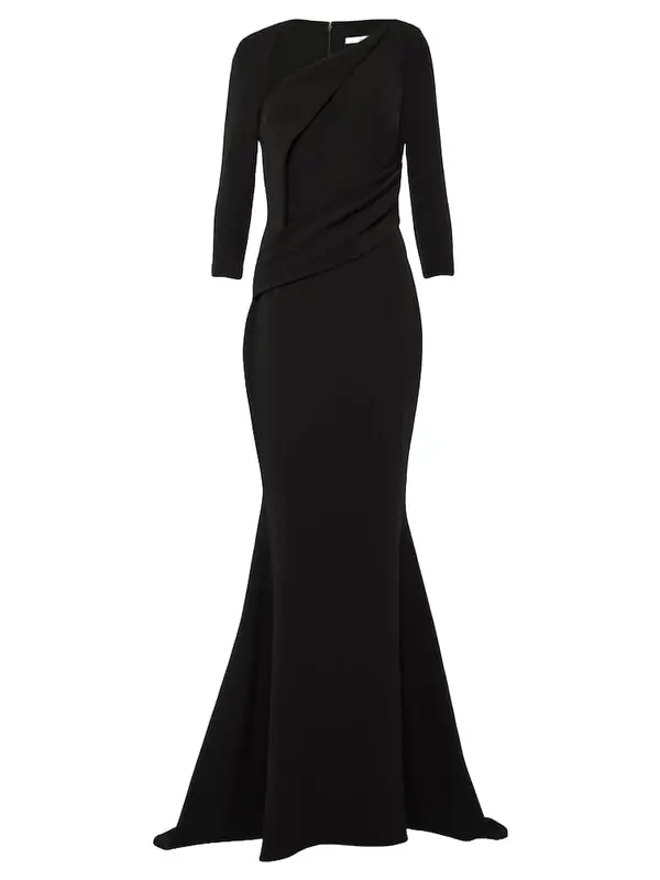 Safiyaa Pollina Gown - Black