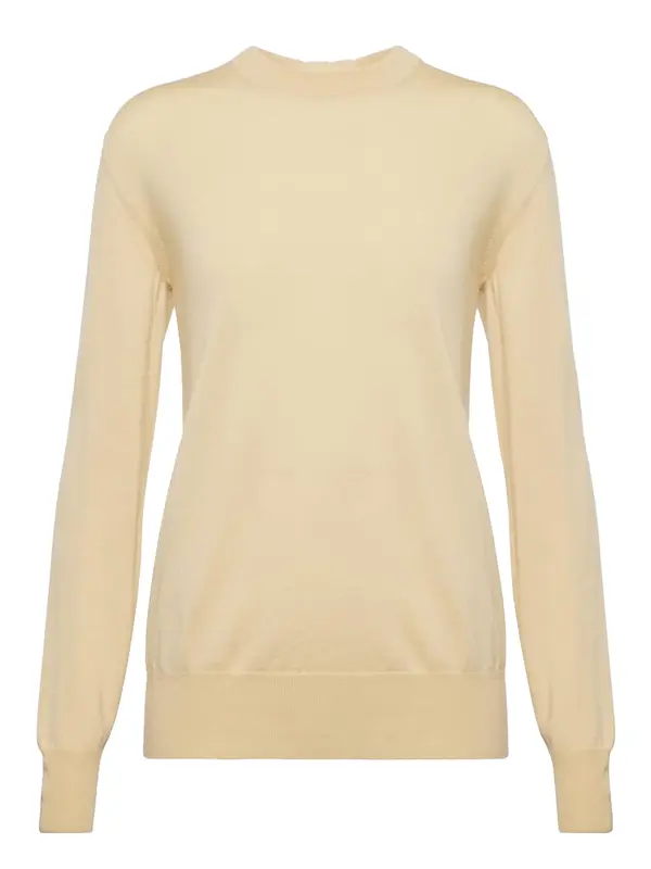 JIL SANDER Wool Sweater - Beige