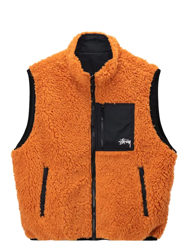 StÜssy Sherpa Vest - Orange