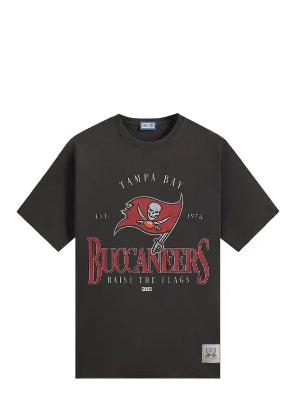 Kith For The Nfl: Buccaneers Vintage Tee - Black