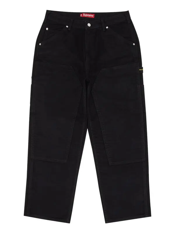Supreme Moleskin Double Knee Painter Pant - Black