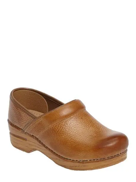 Dansko Professional Clog - Honey Distressed Leather