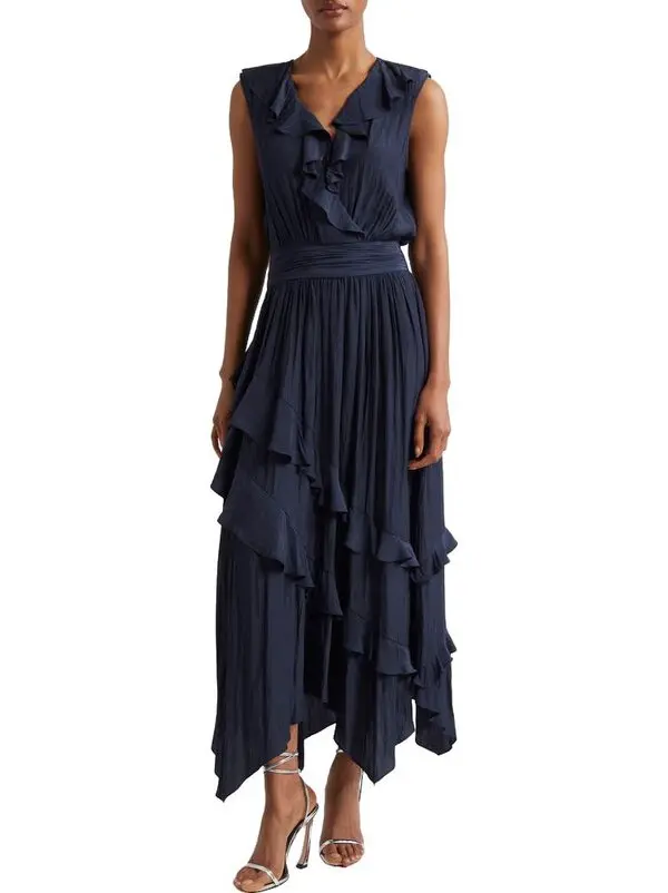 Ramy Brook Hadlee Sleeveless Dress - Spring Navy