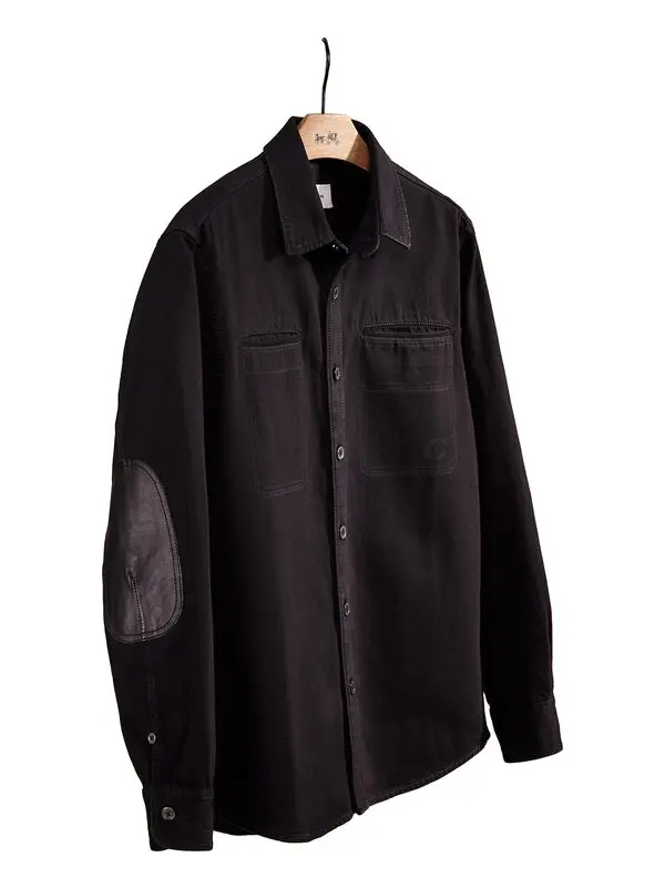COACH® Restored Trompe L'oeil Denim Shirt - Black Rinse