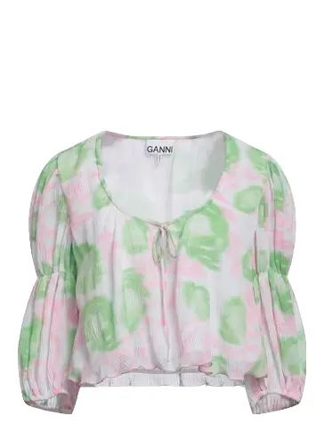 GANNI Top Recycled Polyester - Green