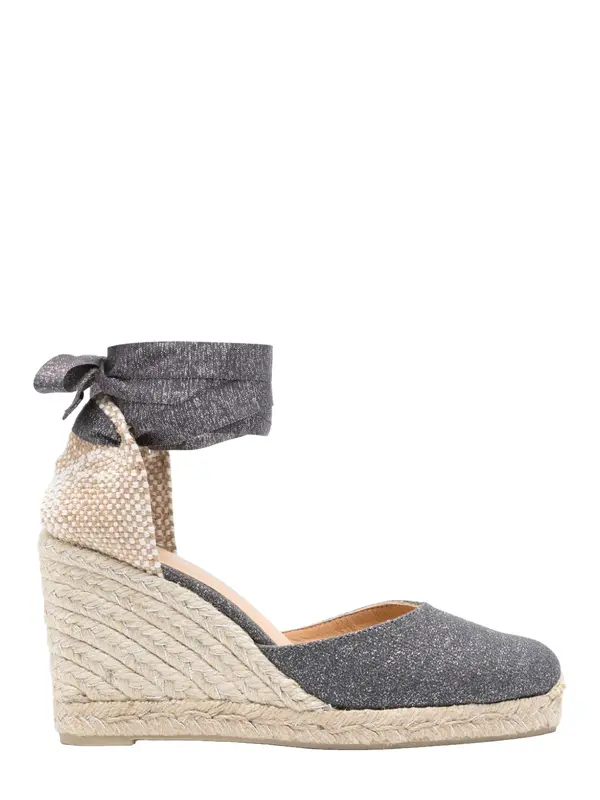 CastaÑer Carina 90mm Espadrilles - Grey