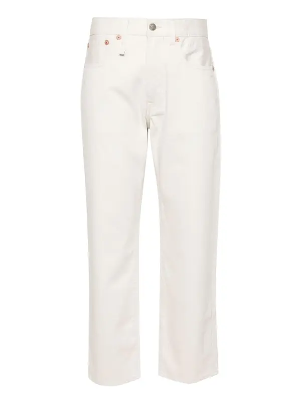R13 Mid-rise Boyfriend Trousers - Neutrals