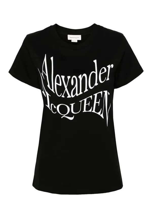 Alexander McQueen Logo-print T-shirt - Black