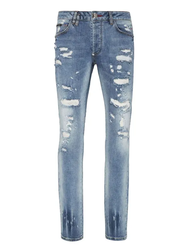 Philipp Plein Straight-leg Jeans - Blue