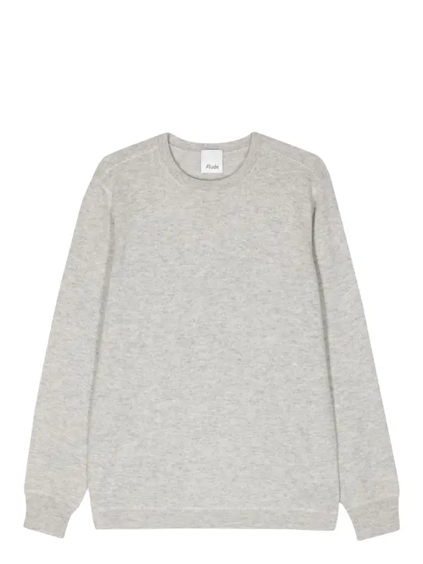 ALLUDE Fine-knit Cashmere Jumper - Grey