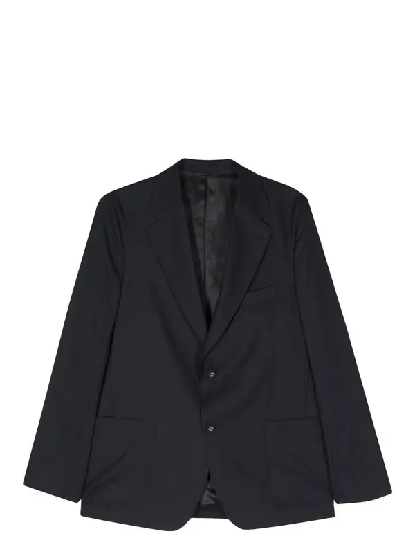 Officine Générale Arthus Wool Blazer - Blue