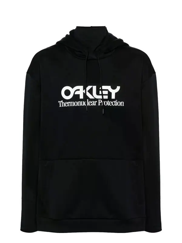 Oakley Rider Long 2.0 Logo-print Hoodie - Black